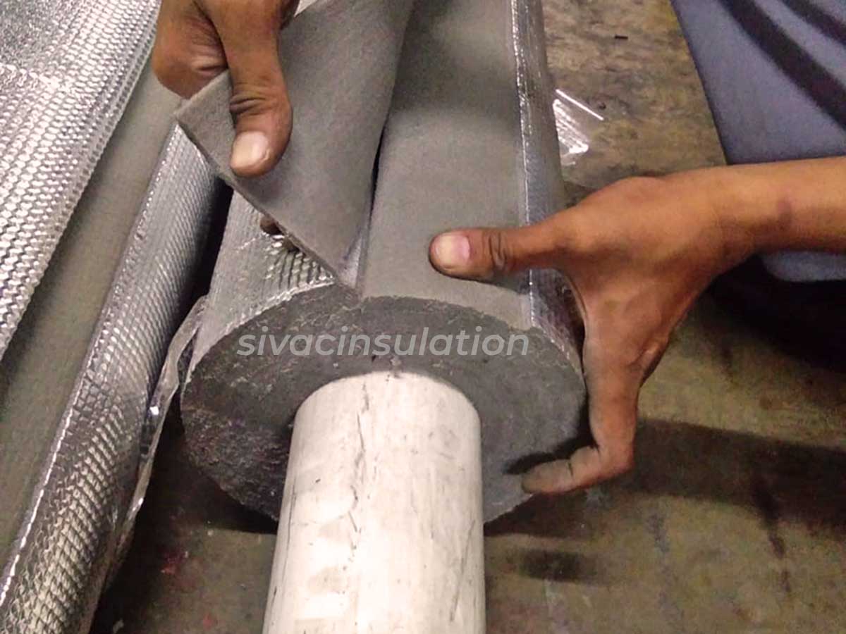 Isolasi pipa chiller, isolasi pipa tembaga, isolasi lembaran